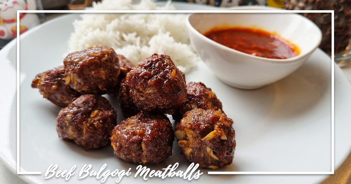Beef bulgogi meatballs recipe - Prepare your Plates
